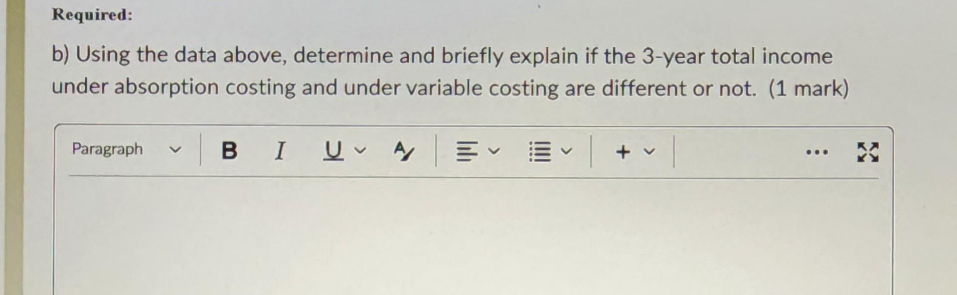 Solved The Manaka Company had the data for its first three | Chegg.com