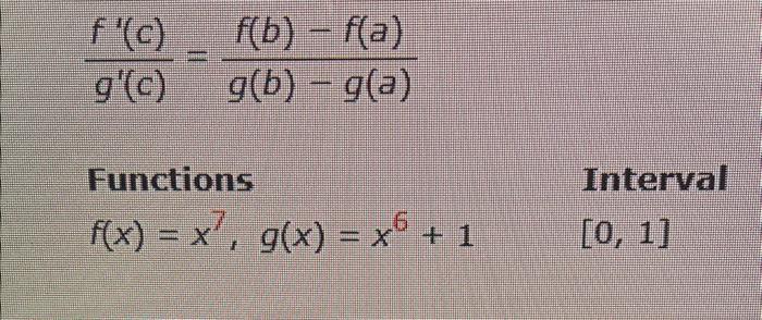 Solved verify that the extended mean value theorem can be | Chegg.com