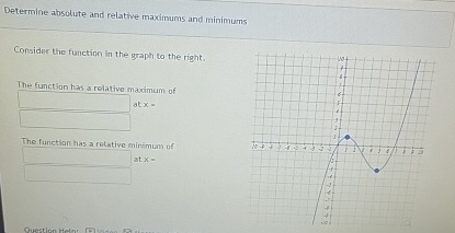Solved Determine absolute and relative maximums and | Chegg.com