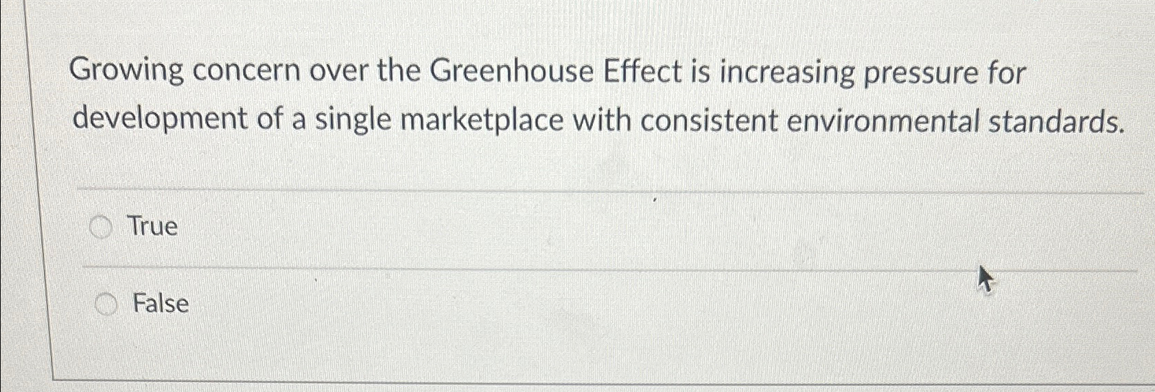 Solved Growing concern over the Greenhouse Effect is | Chegg.com