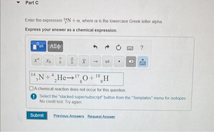 Solved Enter the expression 714 N+α, where α is the | Chegg.com
