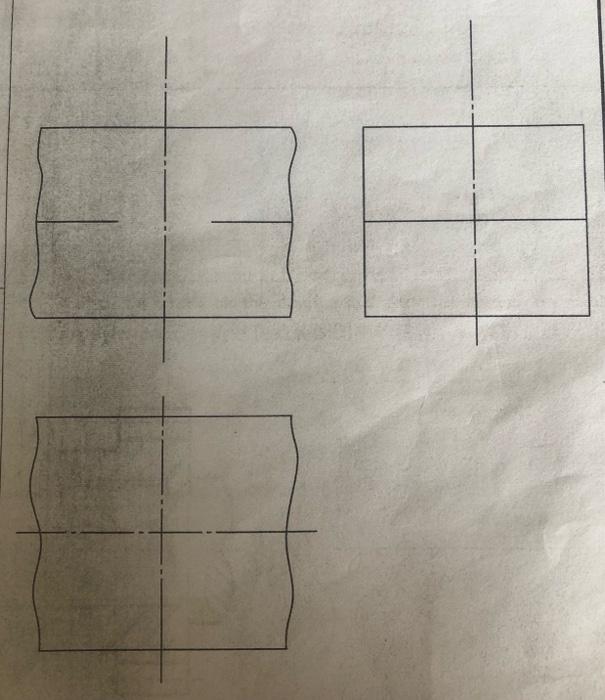 draw the three views of a set bolt assembly. | Chegg.com