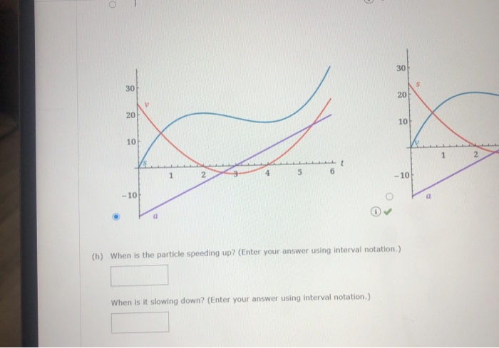 Solved A graphing calculator is recommended A particle moves | Chegg.com