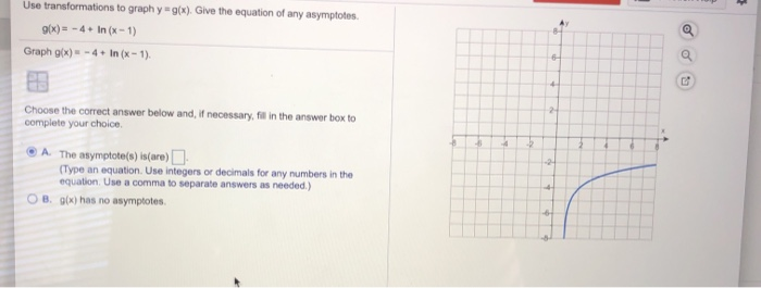 Solved Use transformations to graph y 9(x). Give the | Chegg.com