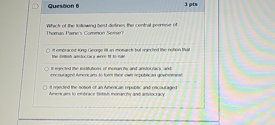 Solved Question 63 ﻿ptsWhich of the following best defines | Chegg.com