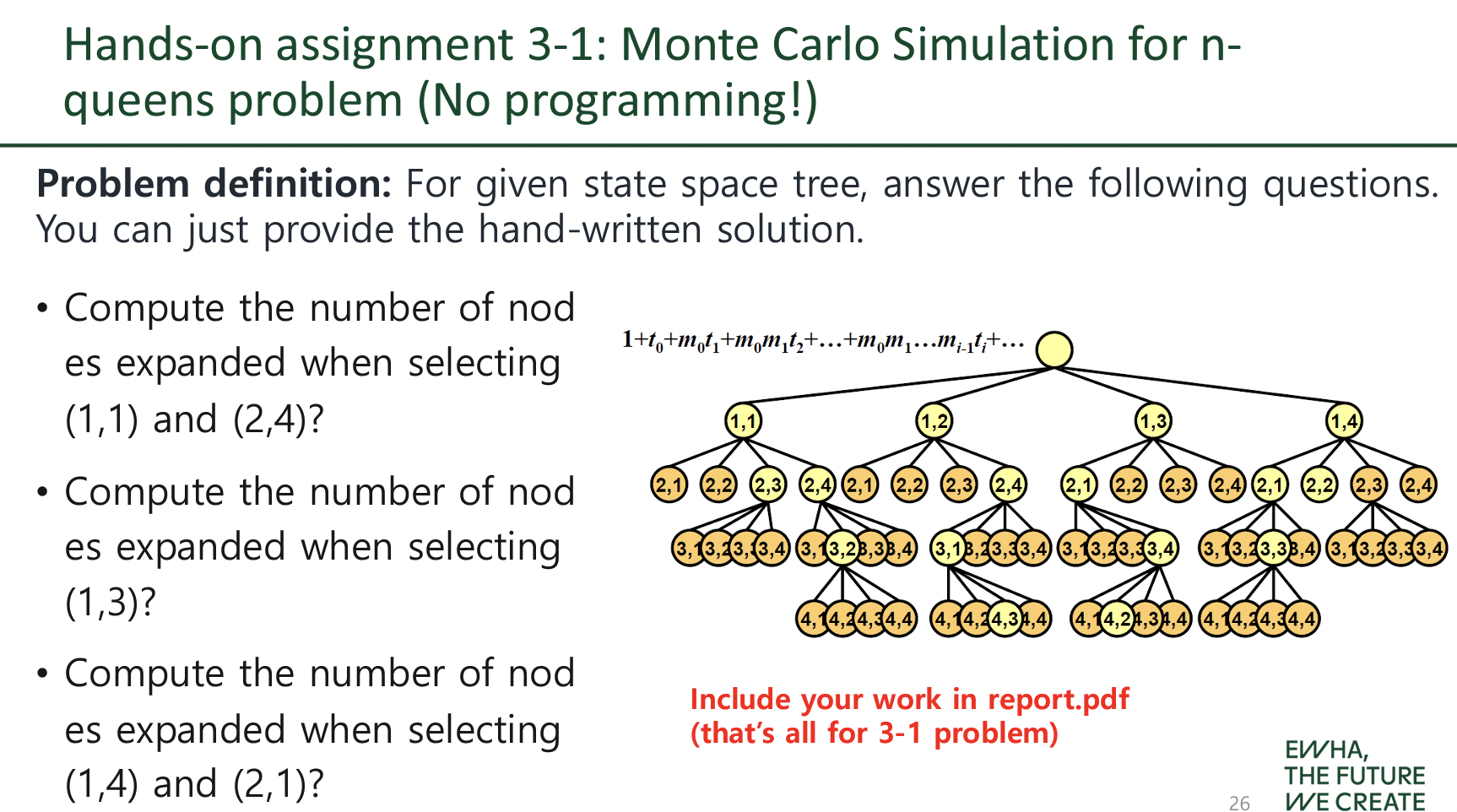 Hands-on assignment 3-1: Monte Carlo Simulation for | Chegg.com