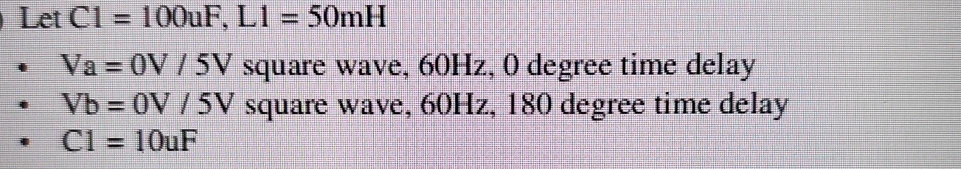 3) With the adjusted Cl, determine the frequency | Chegg.com