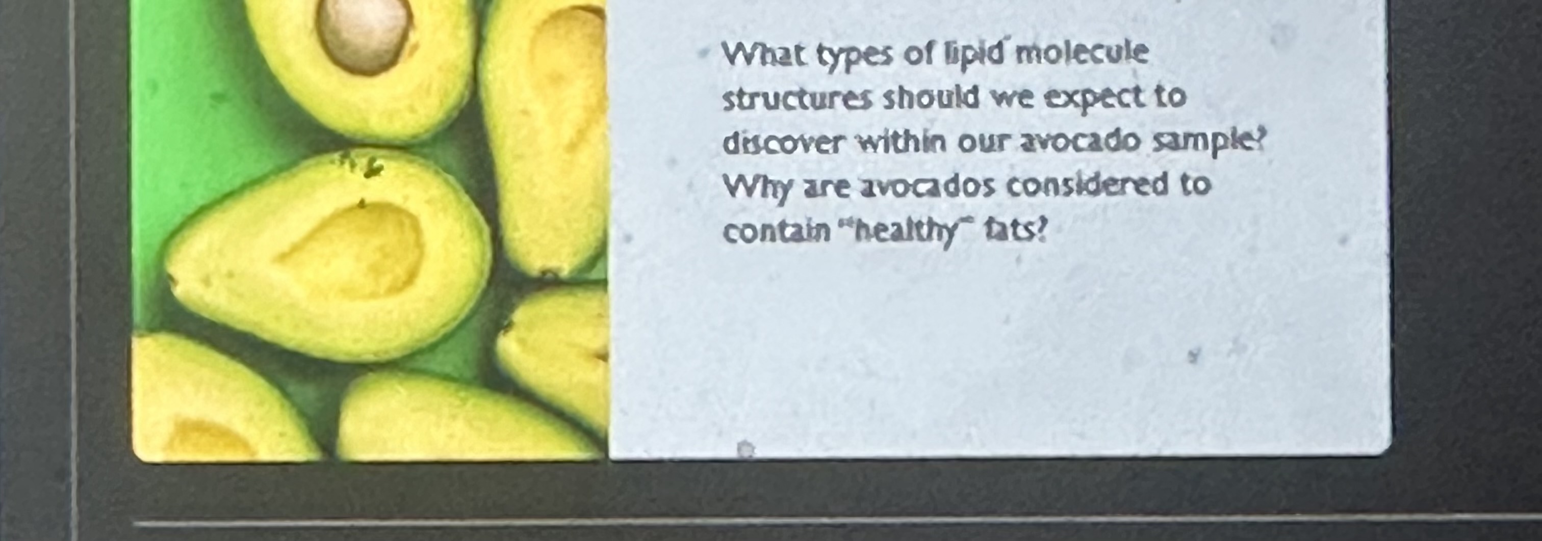 Solved What types of lipid molecule structures should we | Chegg.com