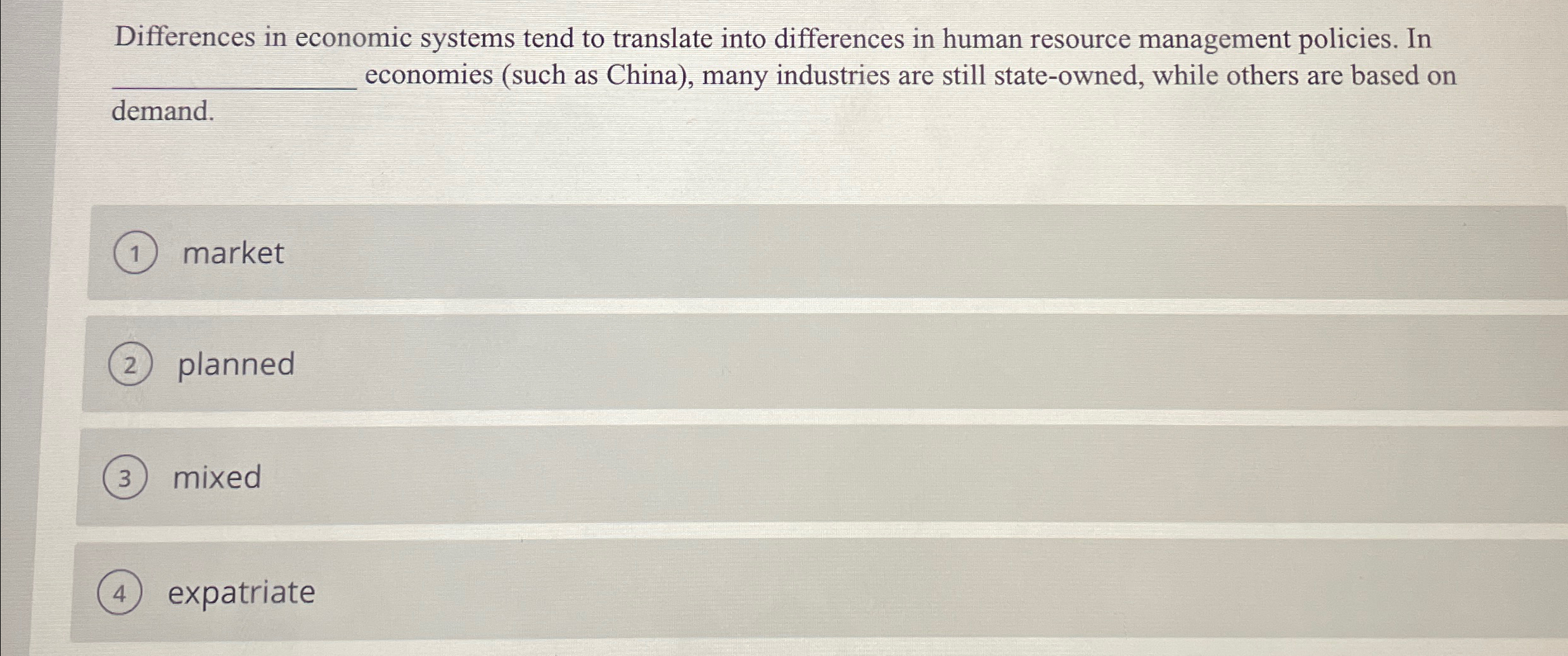 Solved Differences in economic systems tend to translate | Chegg.com