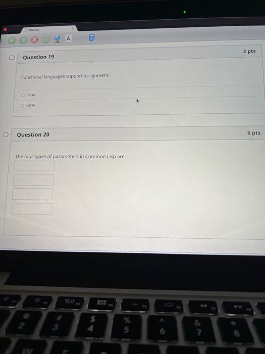 Solved . 2 pts D Question 19 Functional languages support | Chegg.com Solved . 2 pts D Question 19 Functional languages support | Chegg.com