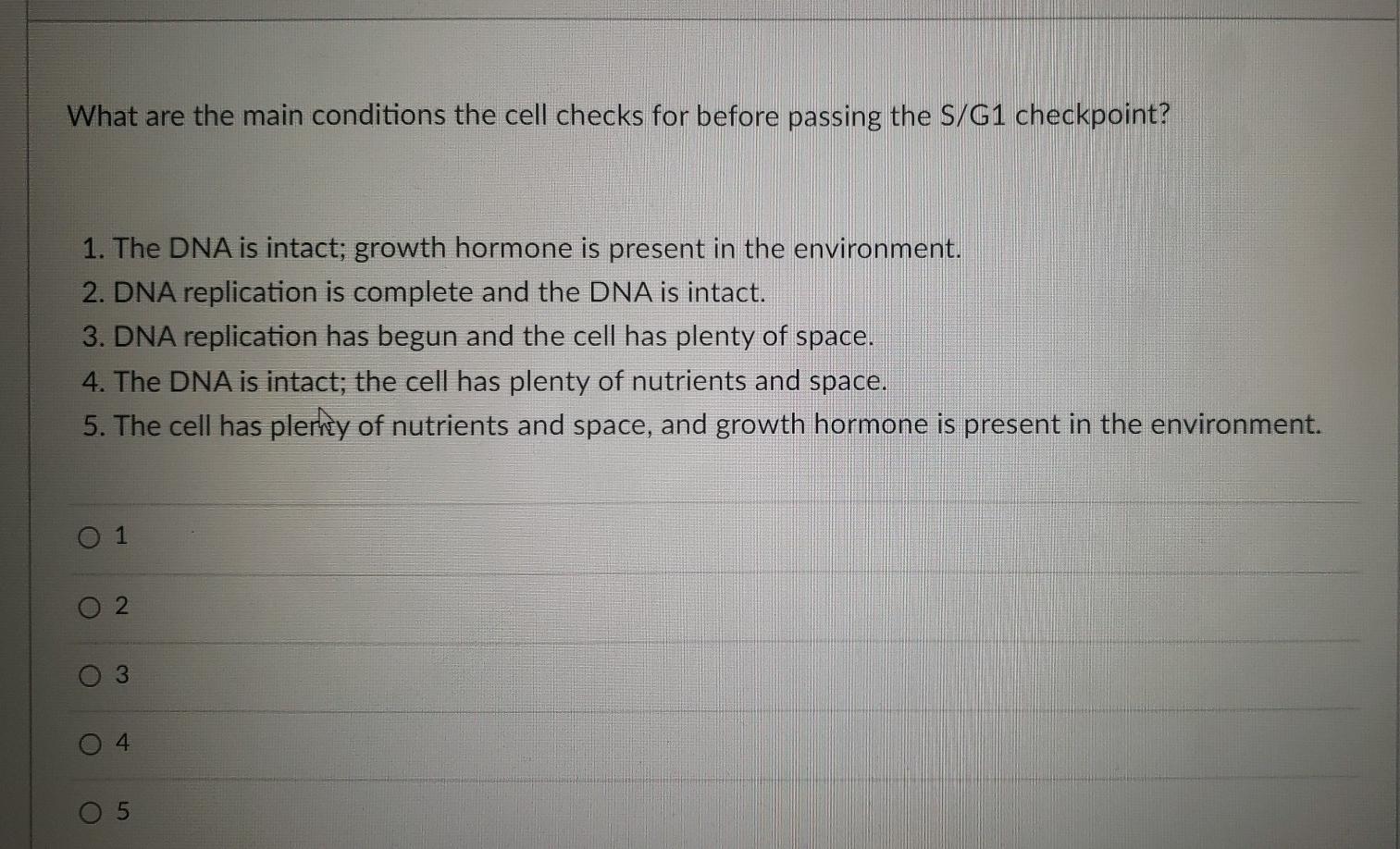Solved What are the main conditions the cell checks for | Chegg.com