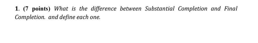 Solved 1. (7 points) What is the difference between | Chegg.com