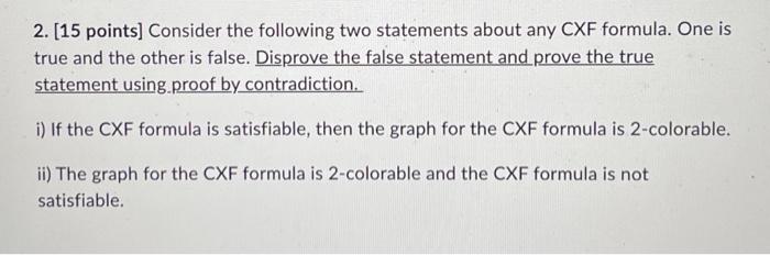 Solved Consider A Formula Of Propositional Logic Consisting