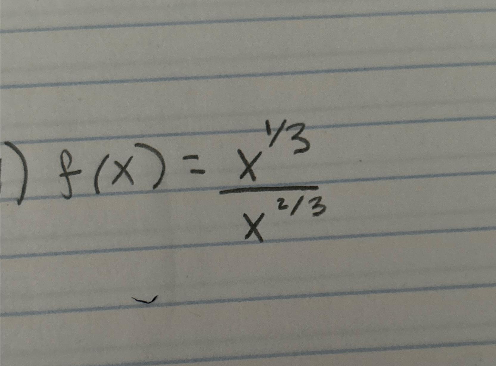 Solved f(x)=x13x23 ﻿ Find the antiderivative | Chegg.com