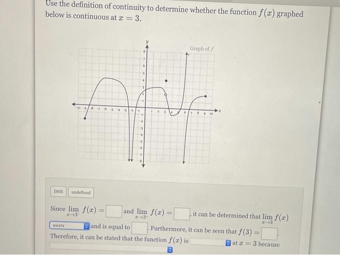 Solved Use the definition of continuity to determine whether | Chegg.com