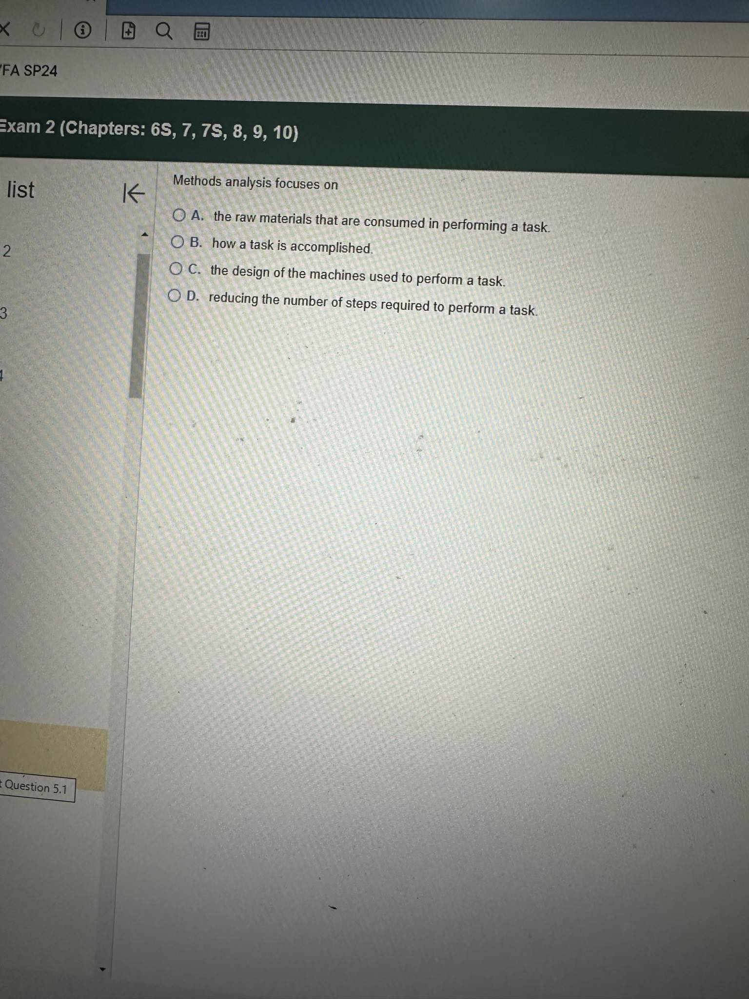 Solved design of the machines used to perform a task.D. | Chegg.com