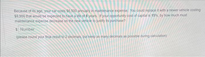 Solved Consider the following two machines a company can | Chegg.com