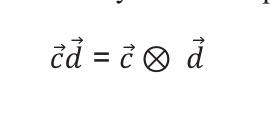 Solved Write the dyadic product of two vectors in a detailed | Chegg.com