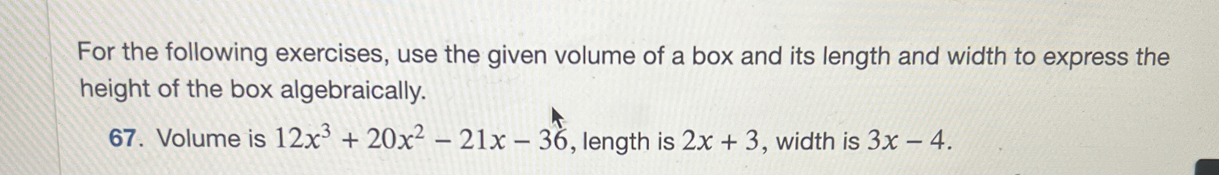 Solved g(x)=x2+2x-3For the following exercises, use the | Chegg.com