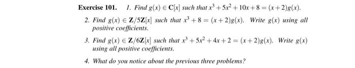 Solved Exercise 100. We proved the degree theorem for | Chegg.com