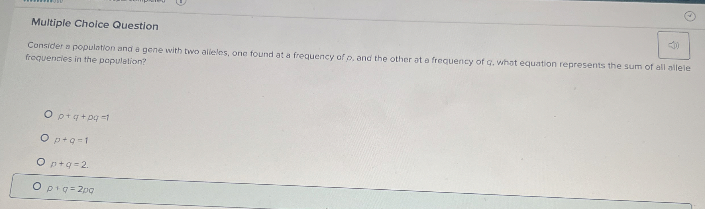 Solved Multiple Choice QuestionConsider a population and a | Chegg.com