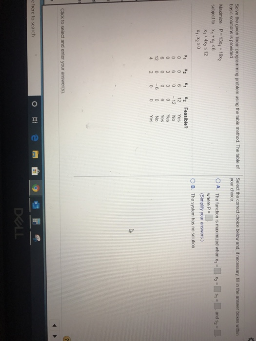 Solved Solve the given linear programming problem using the | Chegg.com
