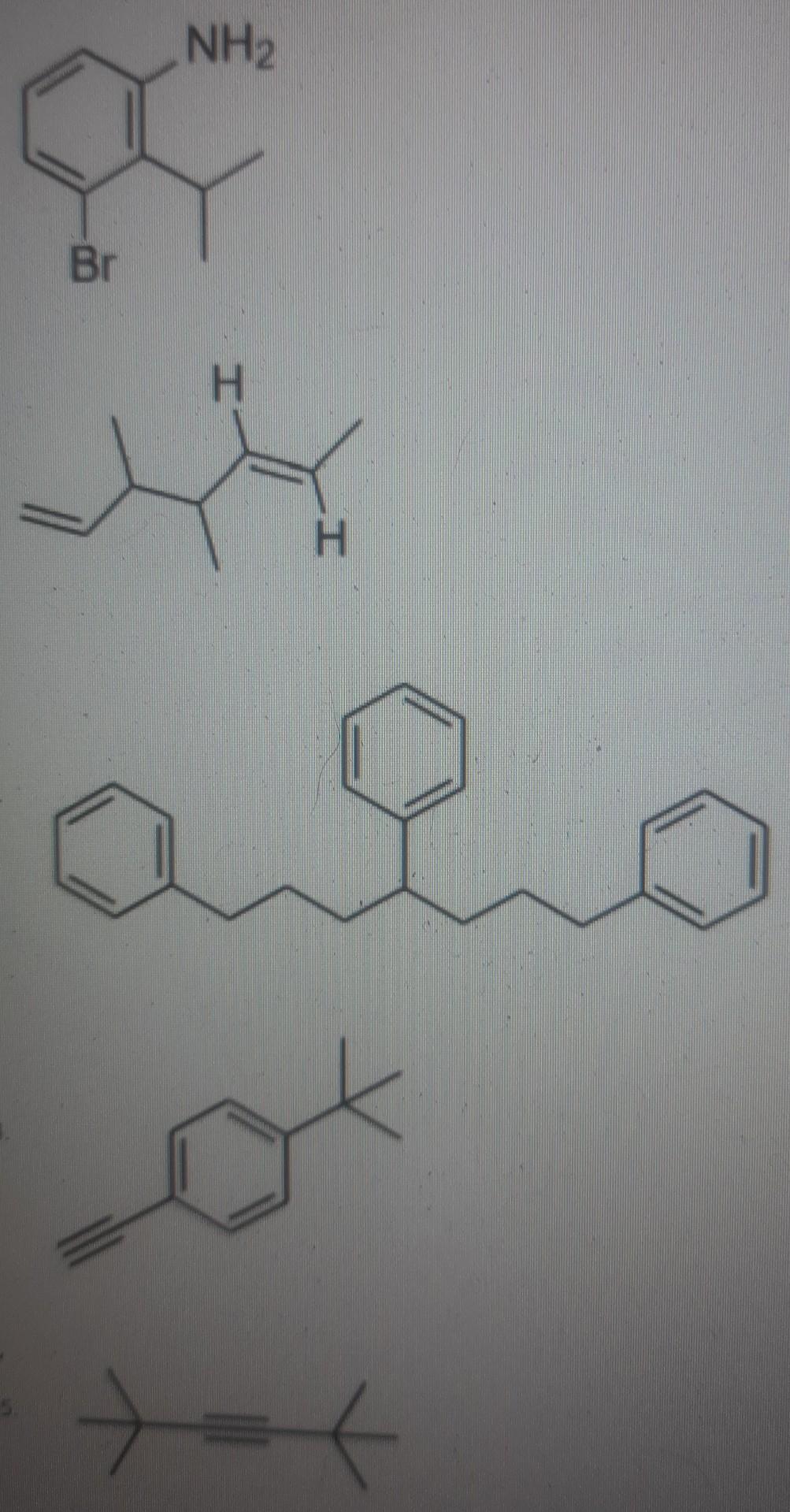 Solved NH2 Br H hy H and o | Chegg.com