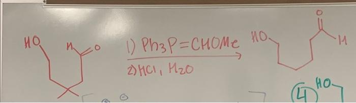 Solved 1) Ph3P=CHOMe | Chegg.com