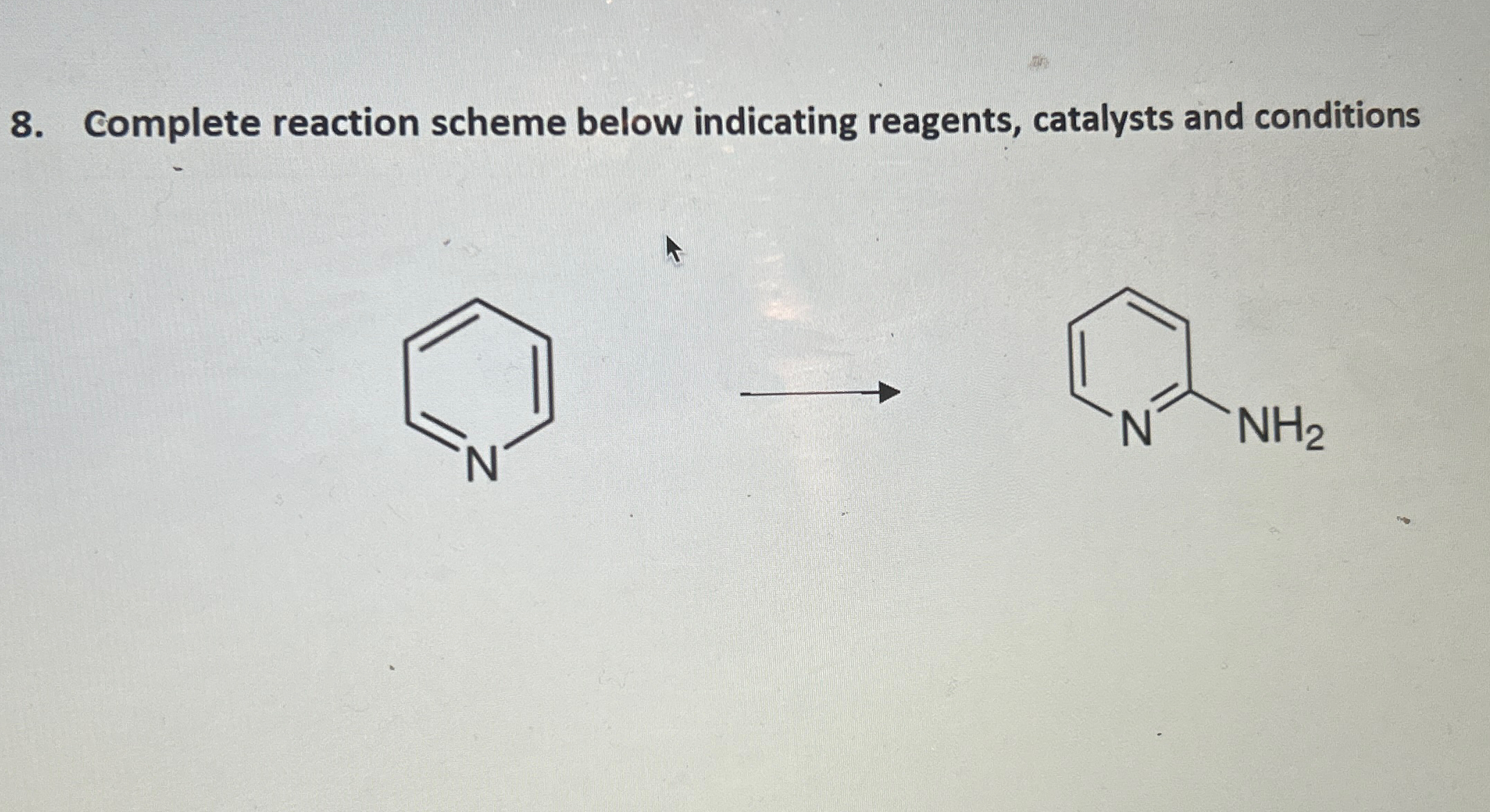 Solved Complete reaction scheme below indicating reagents, | Chegg.com