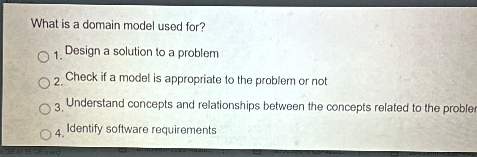 Solved What is a domain model used for?Design a solution to | Chegg.com