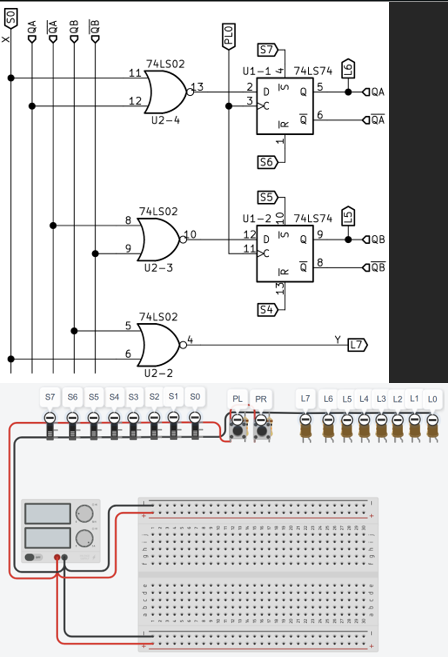 Using a small blank breadboard on TinkerCAD, create | Chegg.com