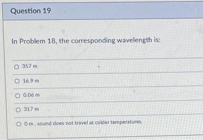 Solved Question 18 The lower frequency limit for human | Chegg.com