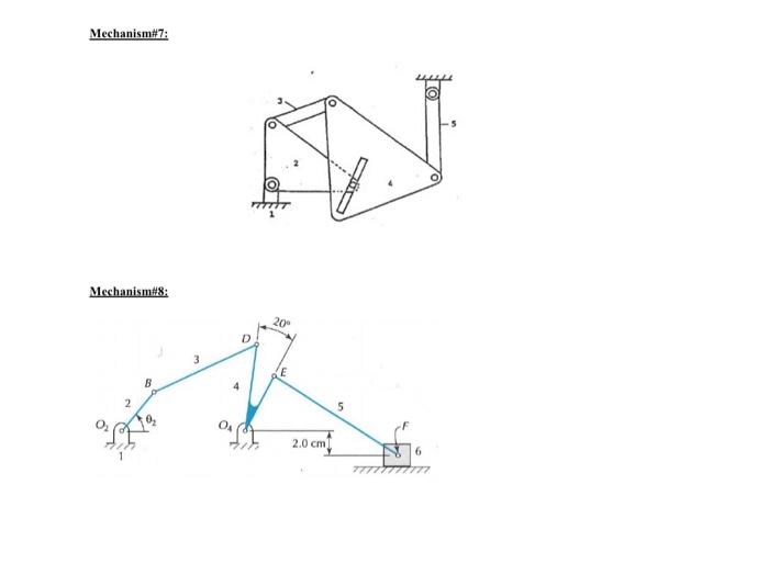 Solved For the mechanism shown below, define appropriate | Chegg.com