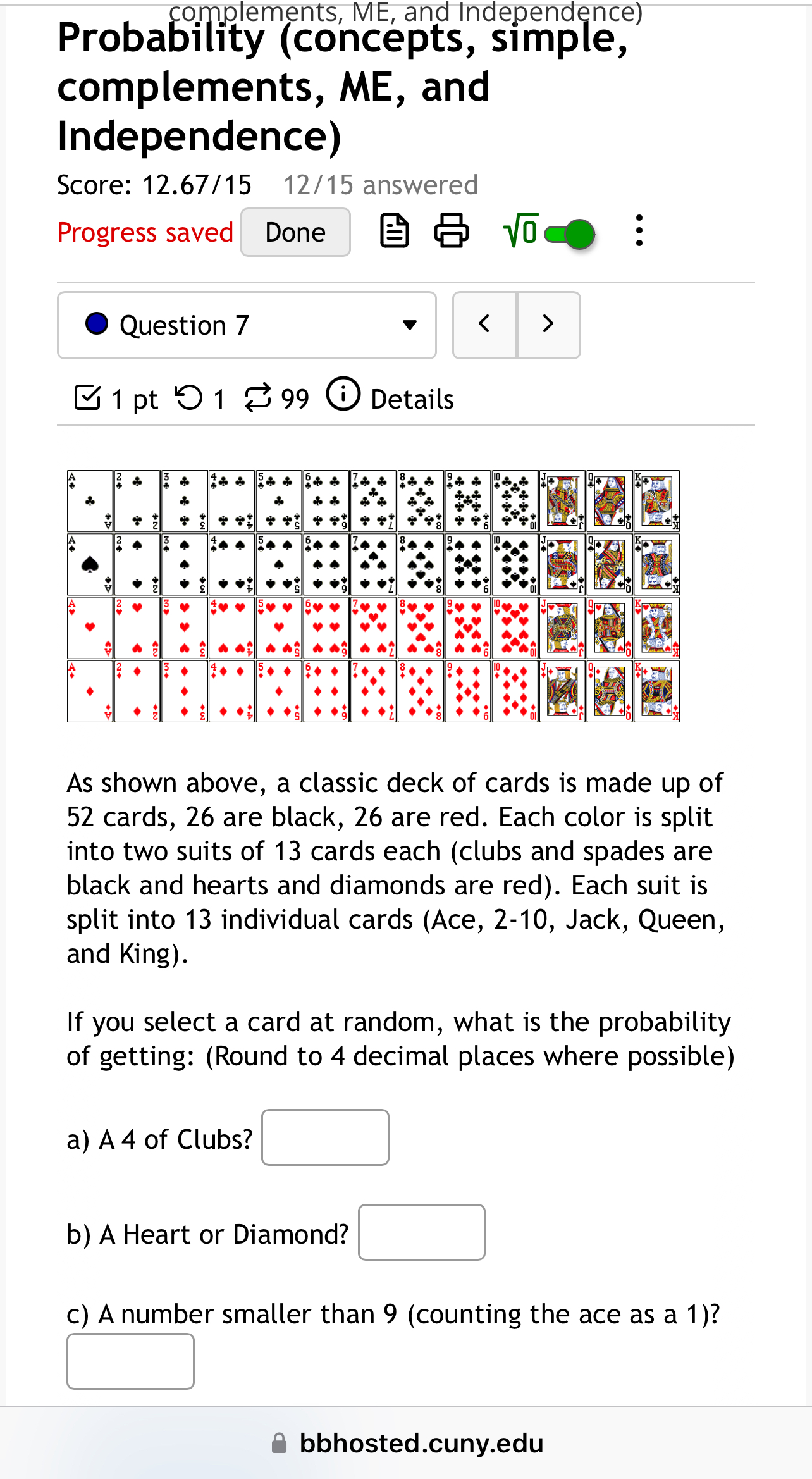 Solved Dma-complements, ME, ﻿and Independence) ﻿Probability | Chegg.com