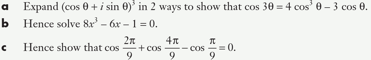 Solved a Expand (cosθ+isinθ)3 ﻿in 2 ﻿ways to show that | Chegg.com