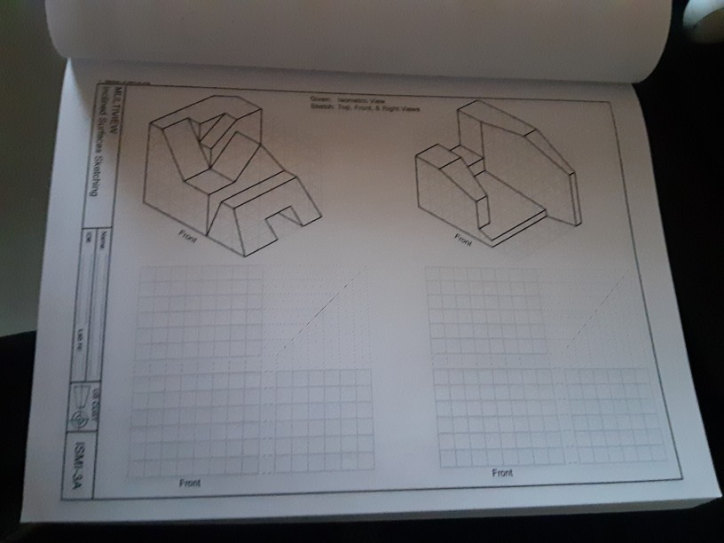 Solved Front F Fron Front MULTIVIEW relied Surfaces | Chegg.com