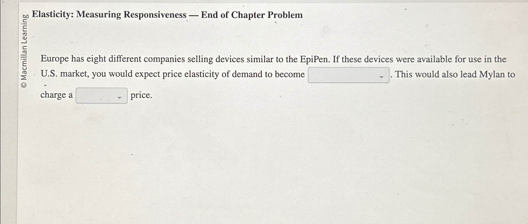 Solved bo Elasticity: Measuring Responsiveness - End of | Chegg.com Solved bo Elasticity: Measuring Responsiveness - End of | Chegg.com