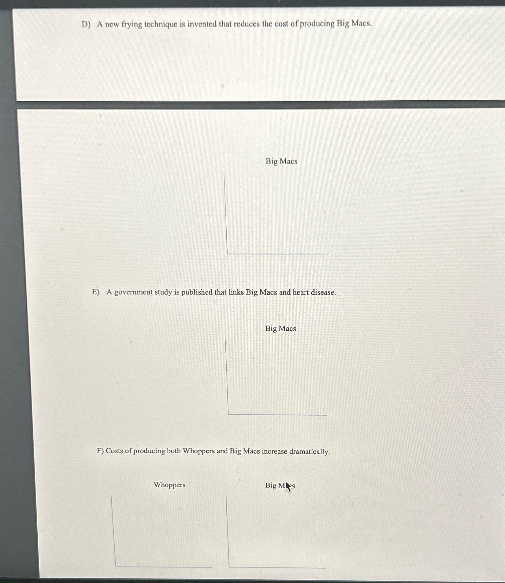 Solved D) ﻿A new frying technique is invented that reduces | Chegg.com