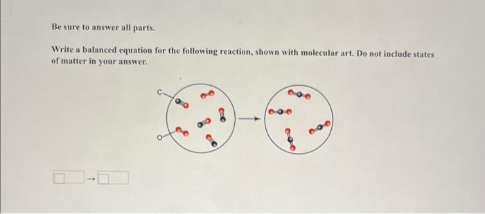 Solved Be sure to answer all parts. Write a balanced | Chegg.com