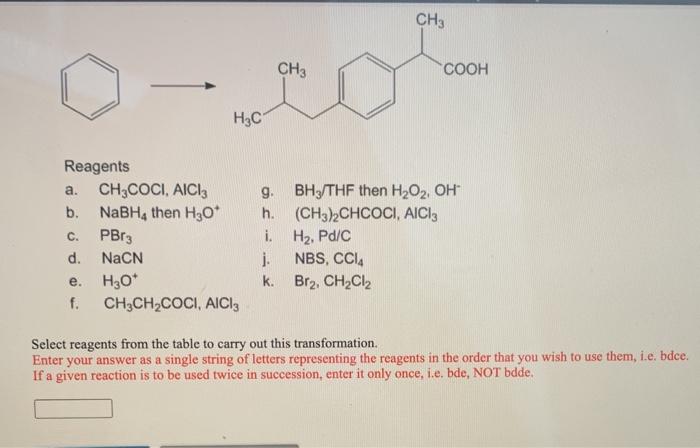 Solved Reference How Would You Synthesize The Following