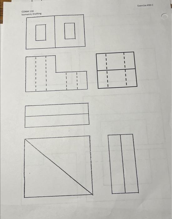 Solved draw these view in isometric | Chegg.com