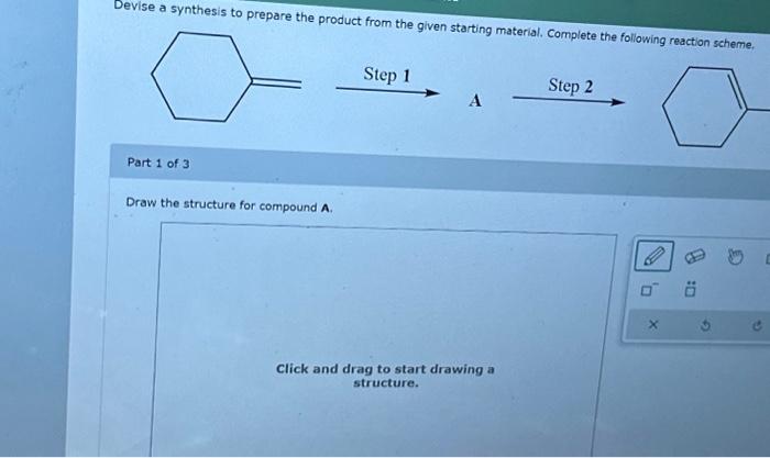 Solved Devise a synthesis to prepare the product from the | Chegg.com