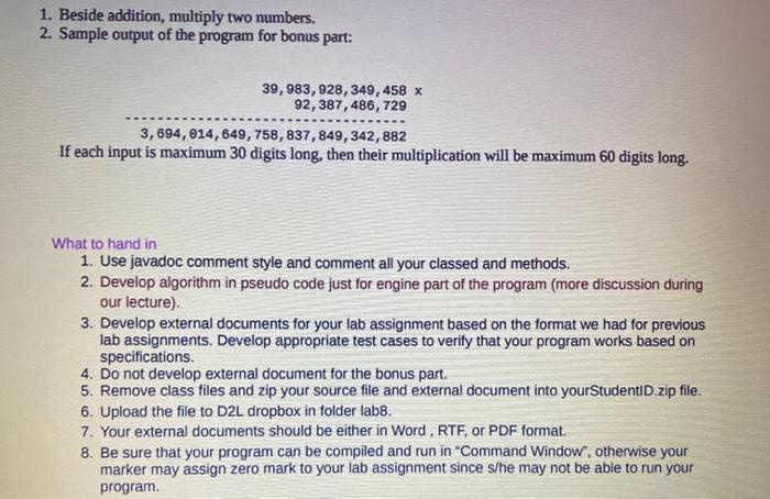 Solved 1. Write a java program to read two positive integer | Chegg.com