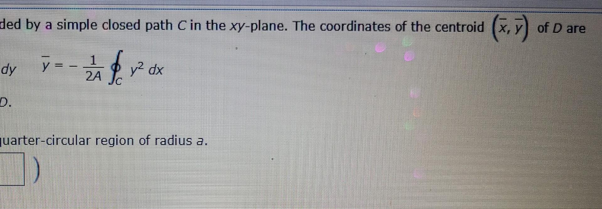 Solved Let D be a region bounded by a simple closed path C | Chegg.com