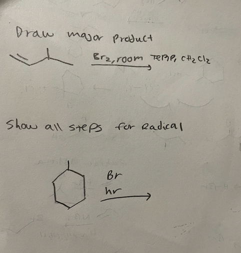 Draw major productShow all steps for Radical | Chegg.com