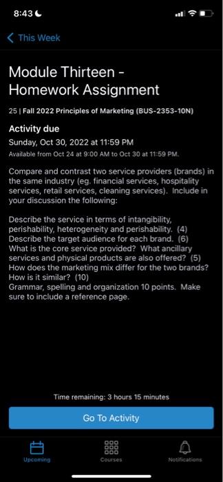 Solved Module Thirteen Homework Assignment 25 | Fall 2022 | Chegg.com