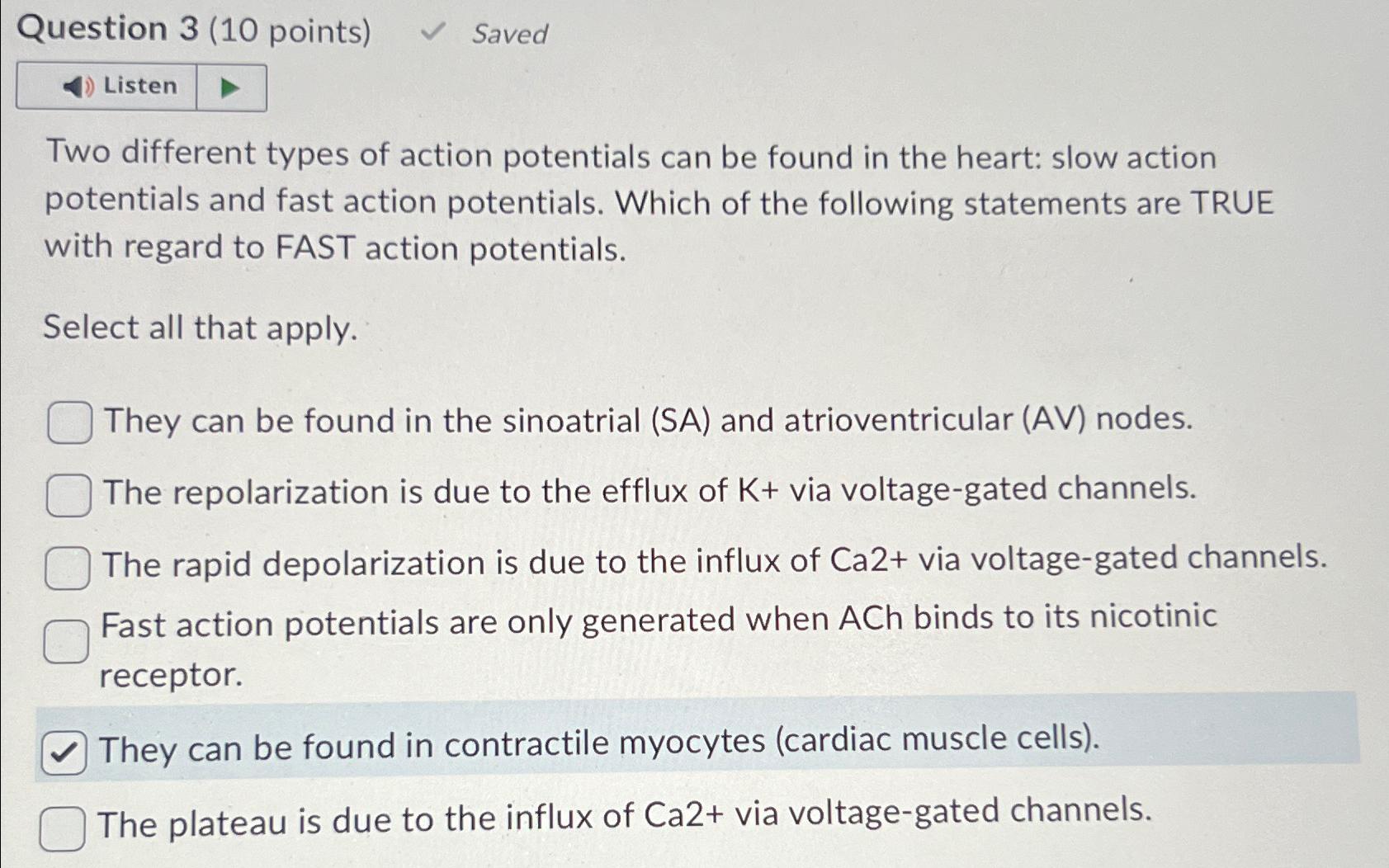 Solved Question 3 (10 ﻿points)SavedListenTwo different types | Chegg.com