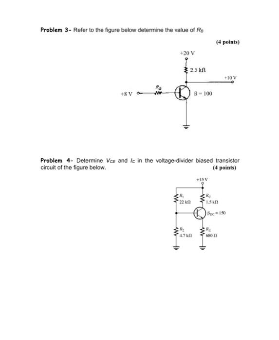 Solved Problem 3-Refer to the figure below determine the | Chegg.com