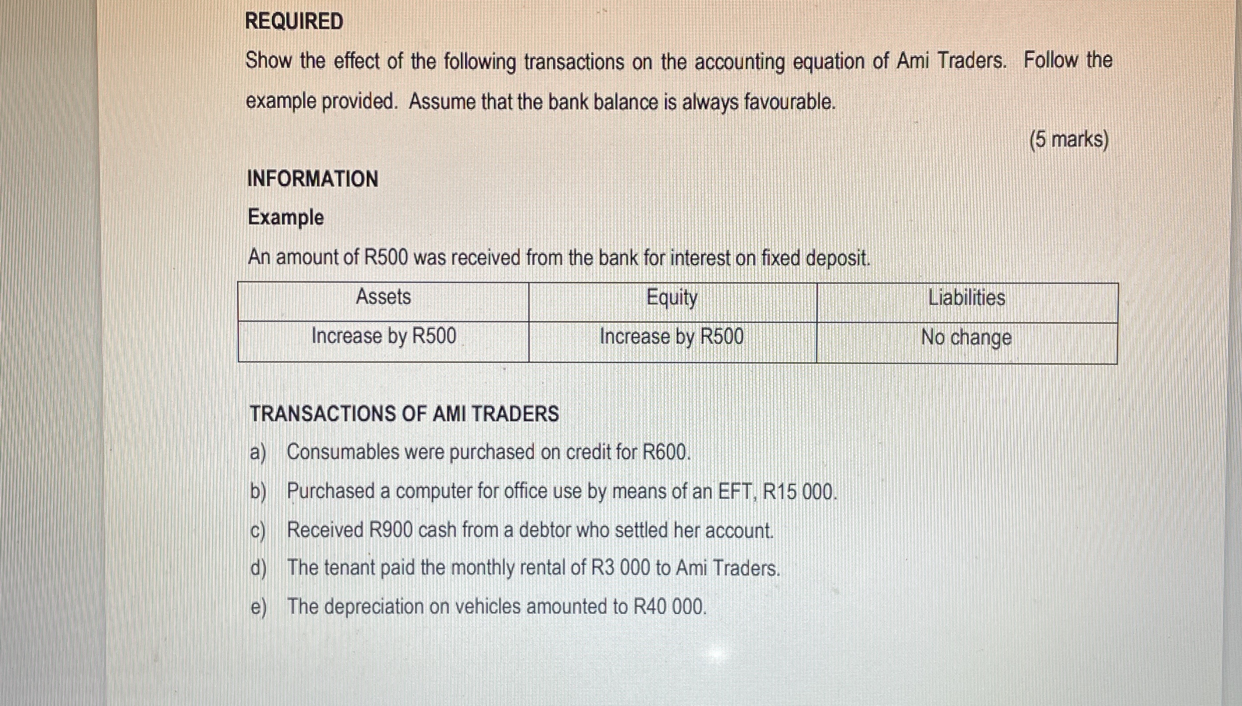 Solved by an EXPERT REQUIREDShow the effect of the following transactions | Chegg.com