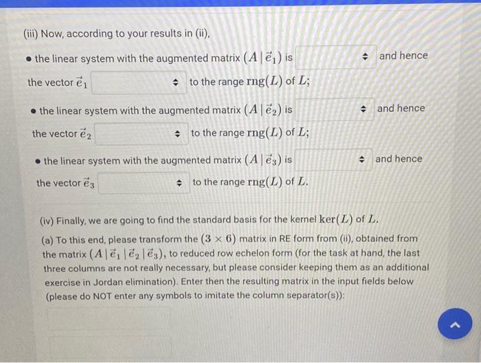 Solved (Linear Maps). Consider the linear map | Chegg.com